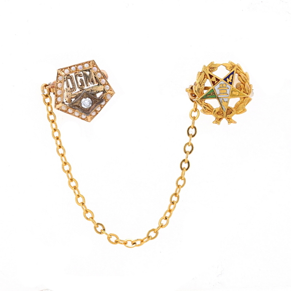 Wilson Brothers Jewelry | Jewelry | Yellow Gold Eastern Star Deputy ...
